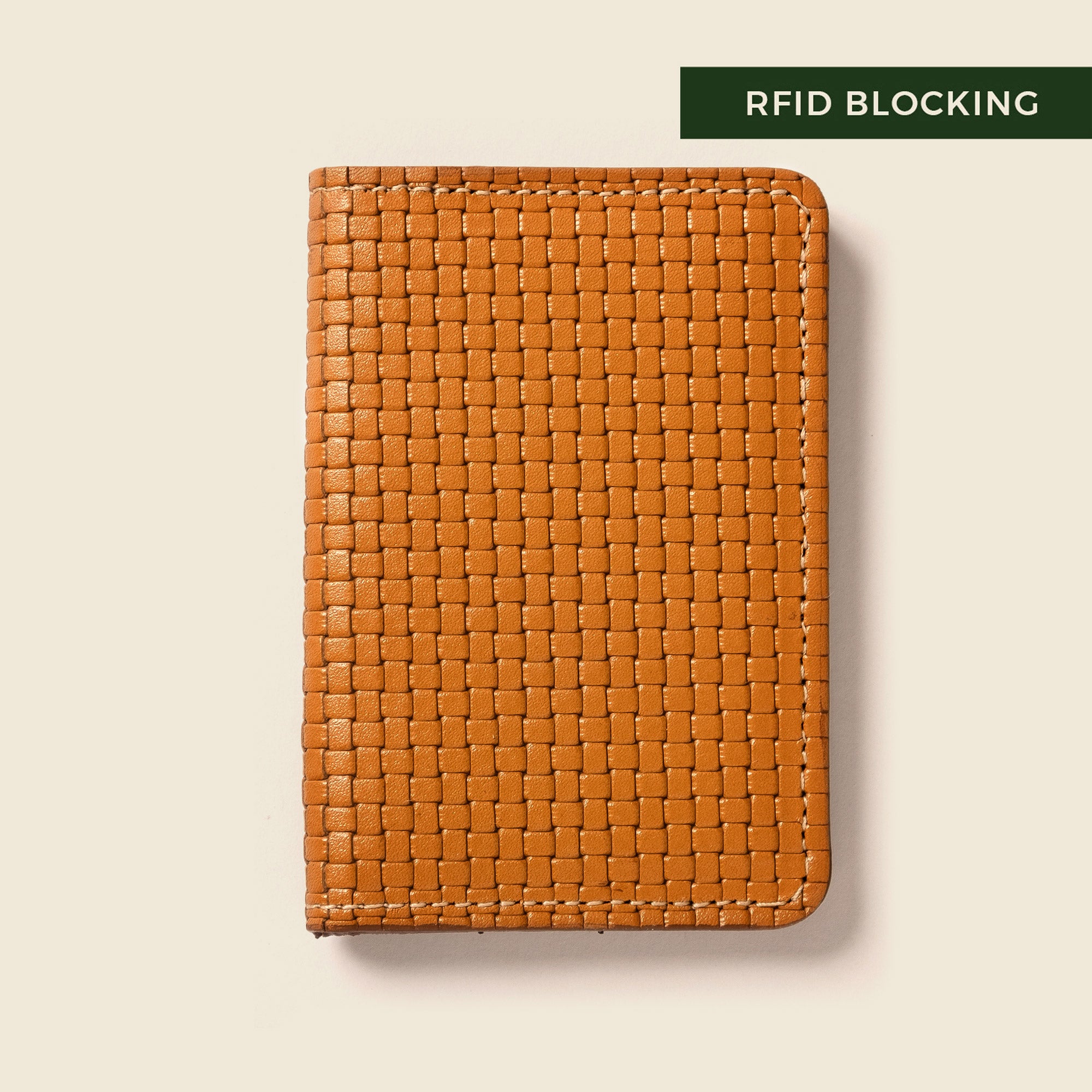 Tan Limited Edition Bifold Leather Wallet with RFID | Casupo
