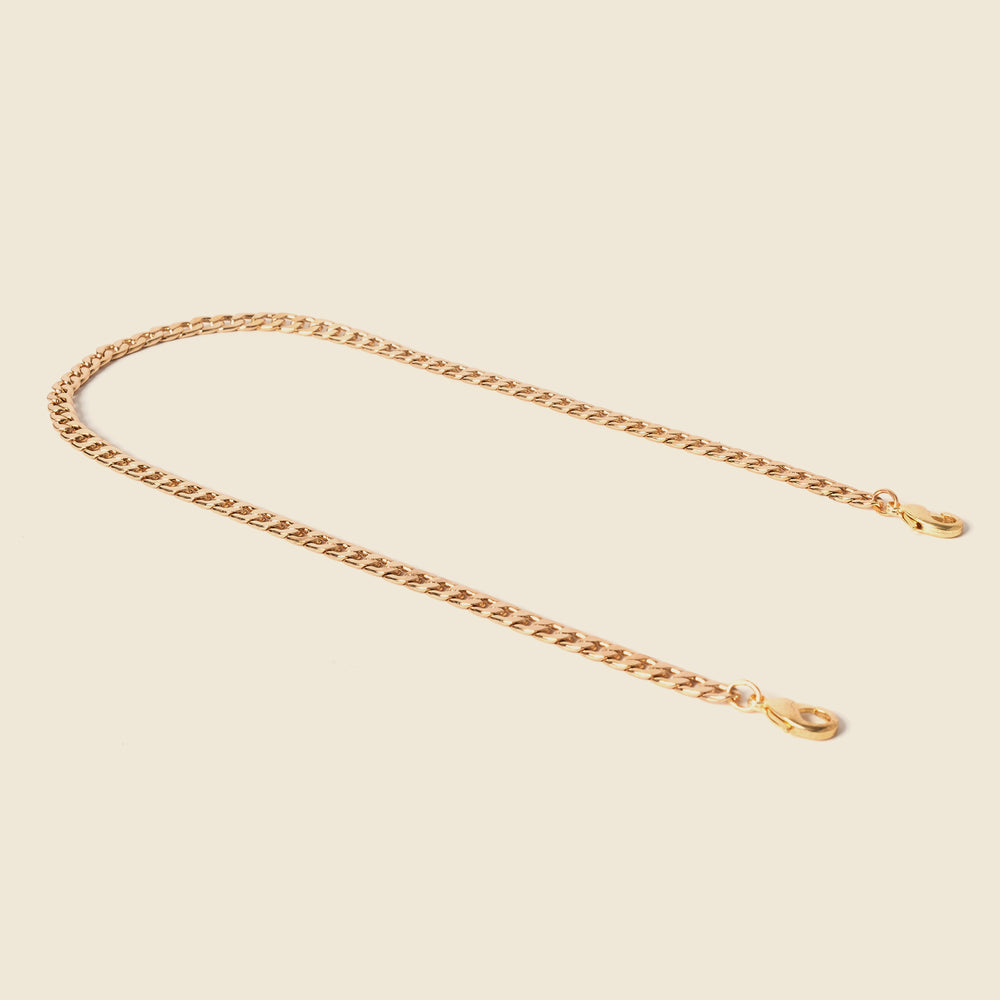 Gold chain for face mask