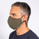 Reusable double layer cloth face mask with pocket
