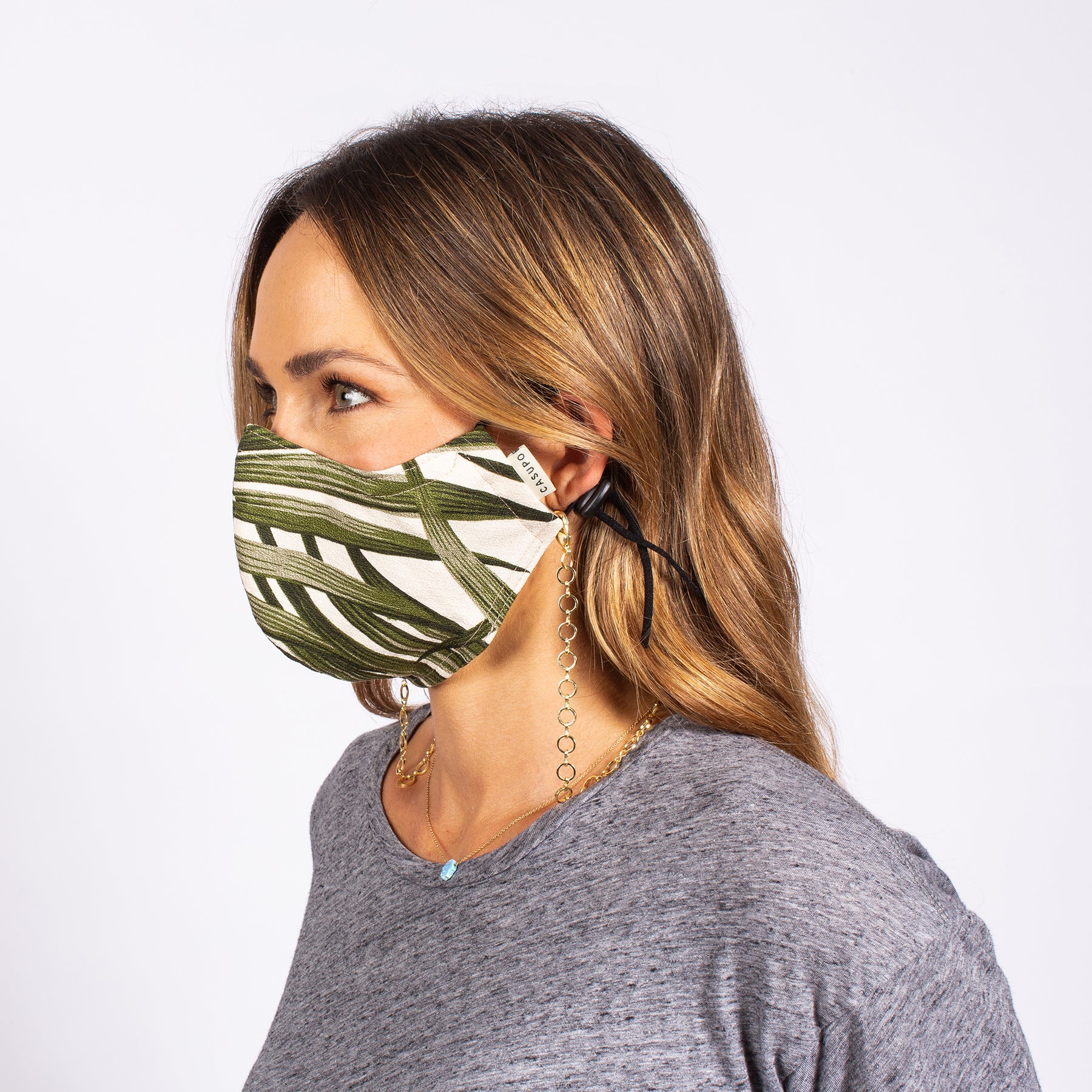 Fancy mask chain for women